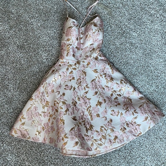 Macy's | Dresses | Brand New Florally Pink Dress | Poshmark